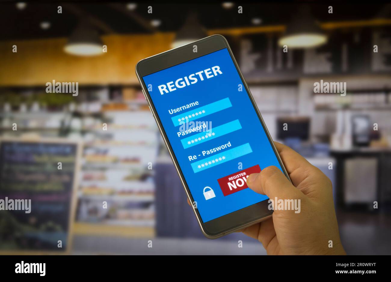 Mobile register icon online learning hi-res stock photography and images - Alamy