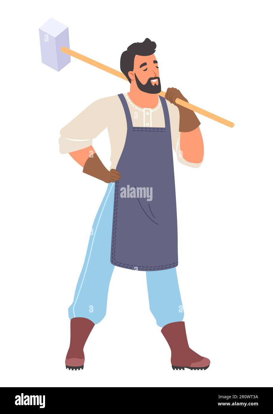 Huge anvil on background forge hi-res stock photography and images - Alamy