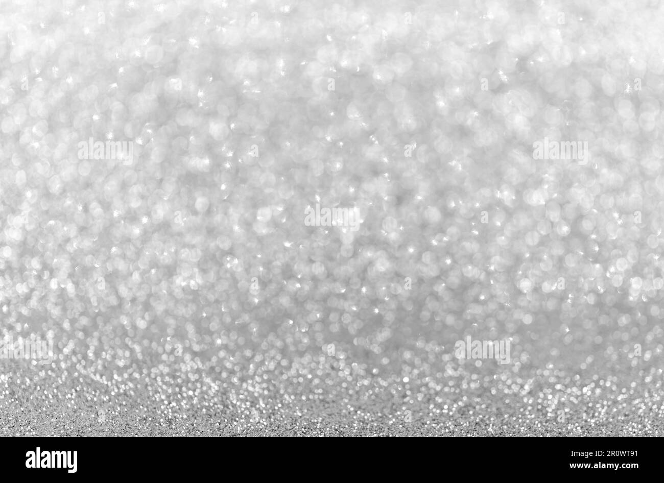 Bokeh elegant silver glitter bright background abstract Stock Photo - Alamy