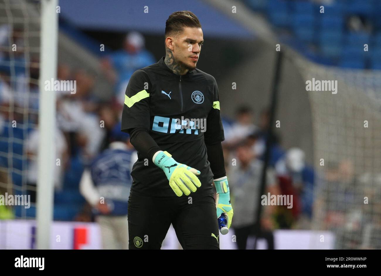 Madrid, Spain. 09th May, 2023. Ederson Moraes of Manchester City during ...
