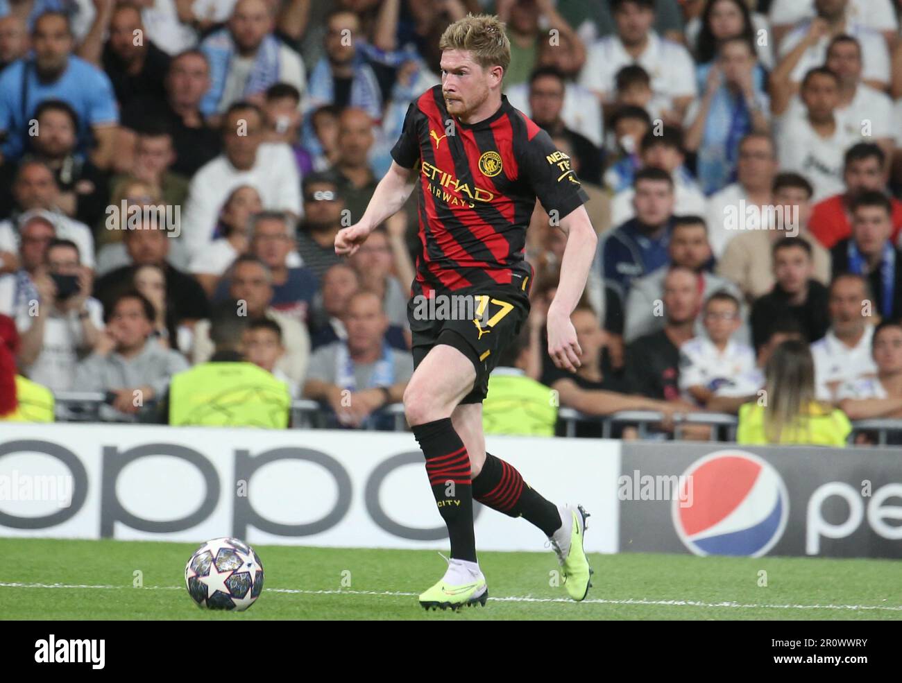Madrid, Spain. 09th May, 2023. Kevin De Bruyne of Manchester City ...