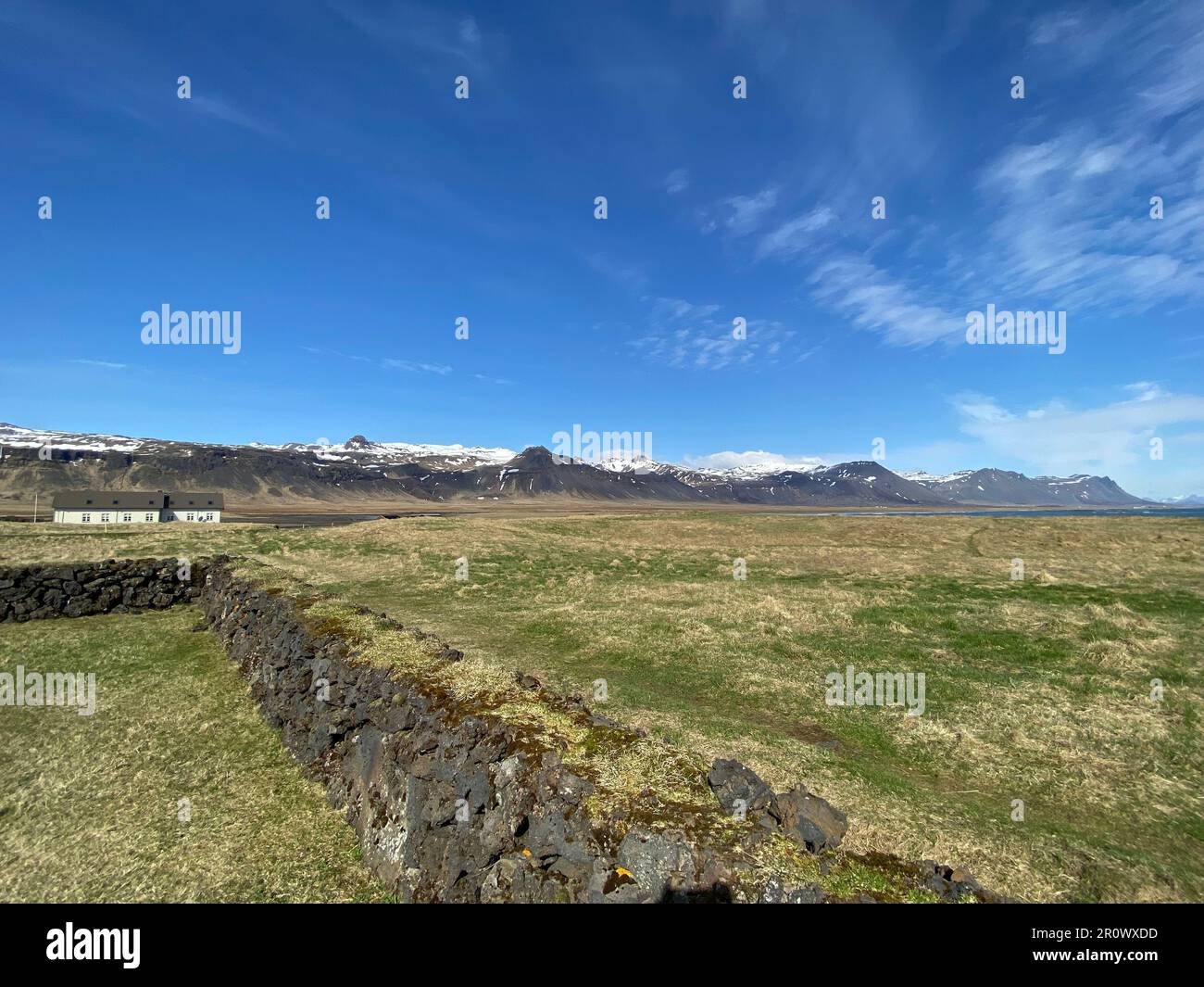 A stunning landscape of a countryside featuring a sprawling grassy ...