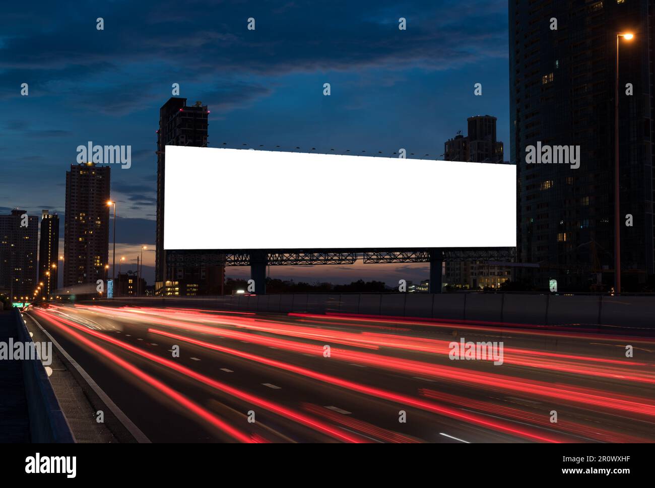 Highway Billboard Night