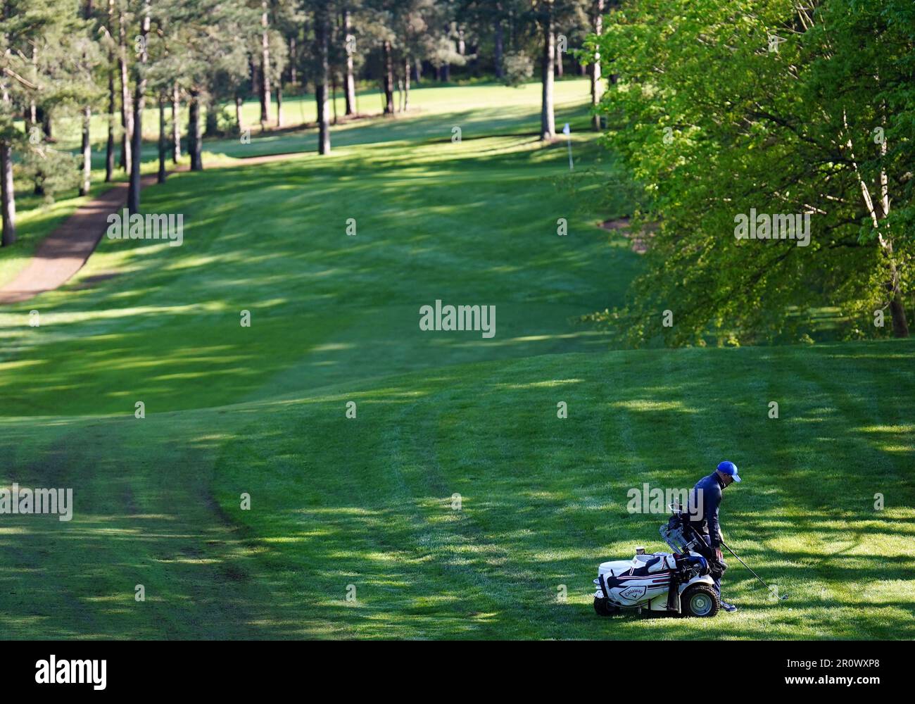 Graham Freeman on the first during day one of The G4D Open at Woburn ...