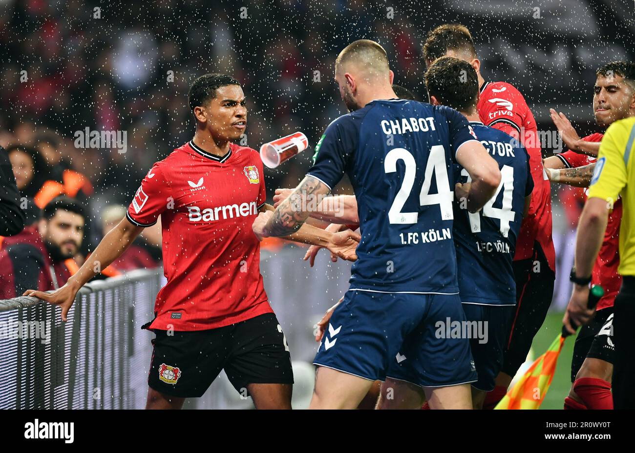 Bundesliga, BayArena Leverkusen; Bayer Leverkusen vs 1. FC Köln; Amine ...