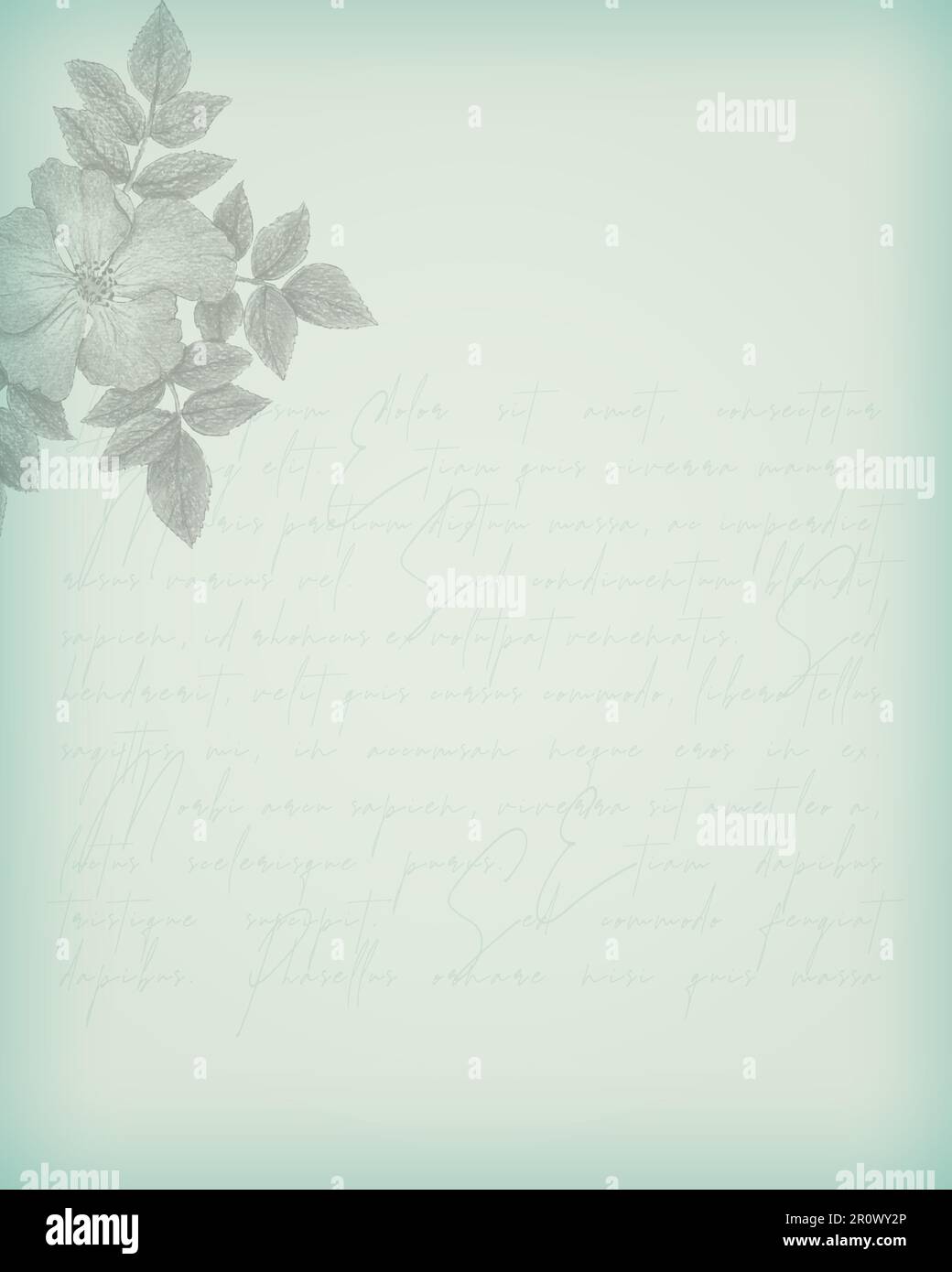 Template vintage blank blue paper sheet collage for writing message ...