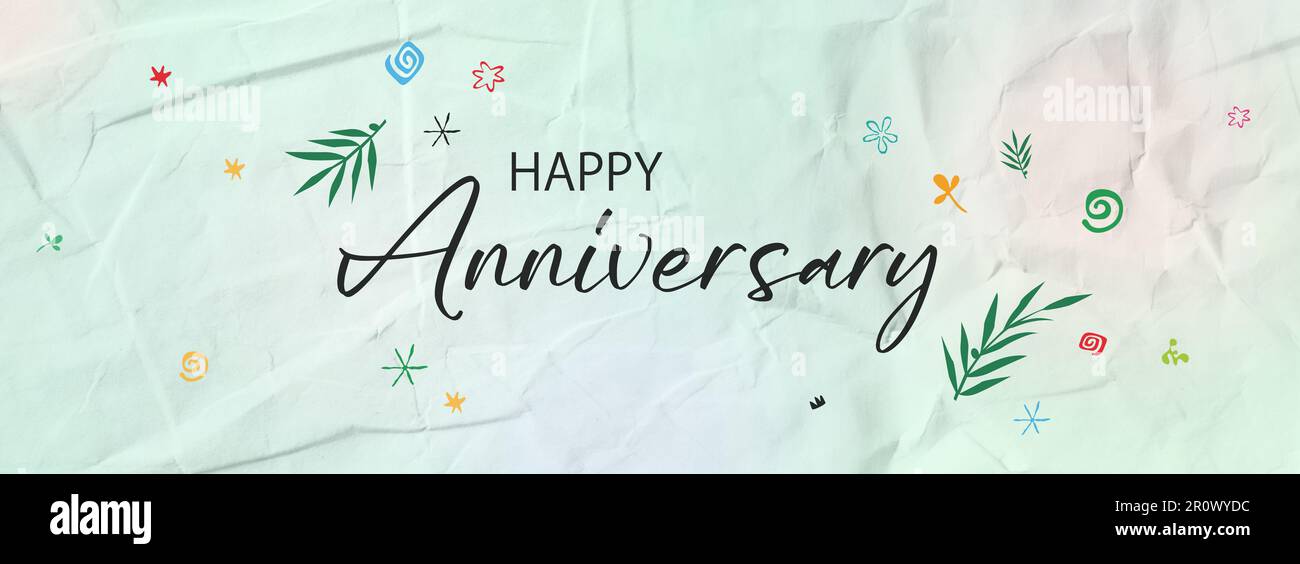 Happy anniversary card hi-res stock photography and images - Alamy