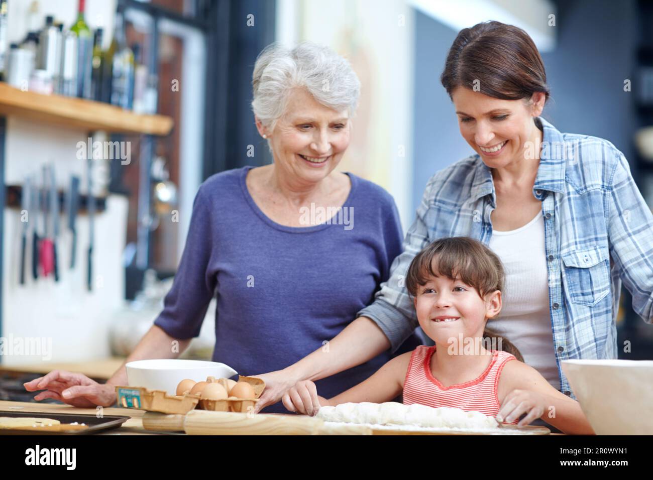 Baking comes naturally in this family. a three generational family ...