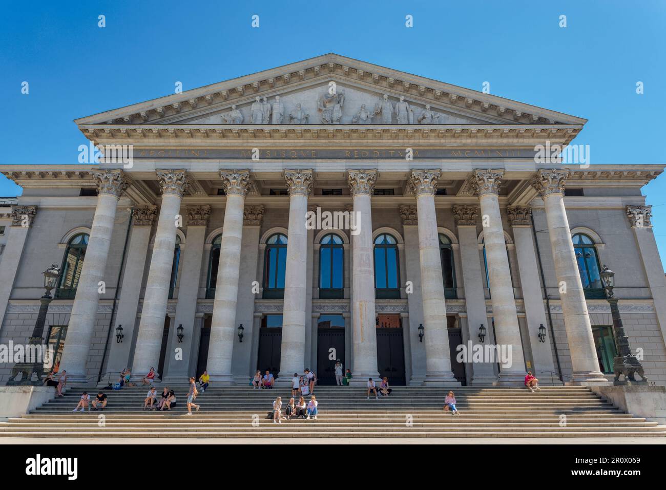 MUNICH, GERMANY -AUGUST 4, 2022: National Theatre of Munich. It is a ...