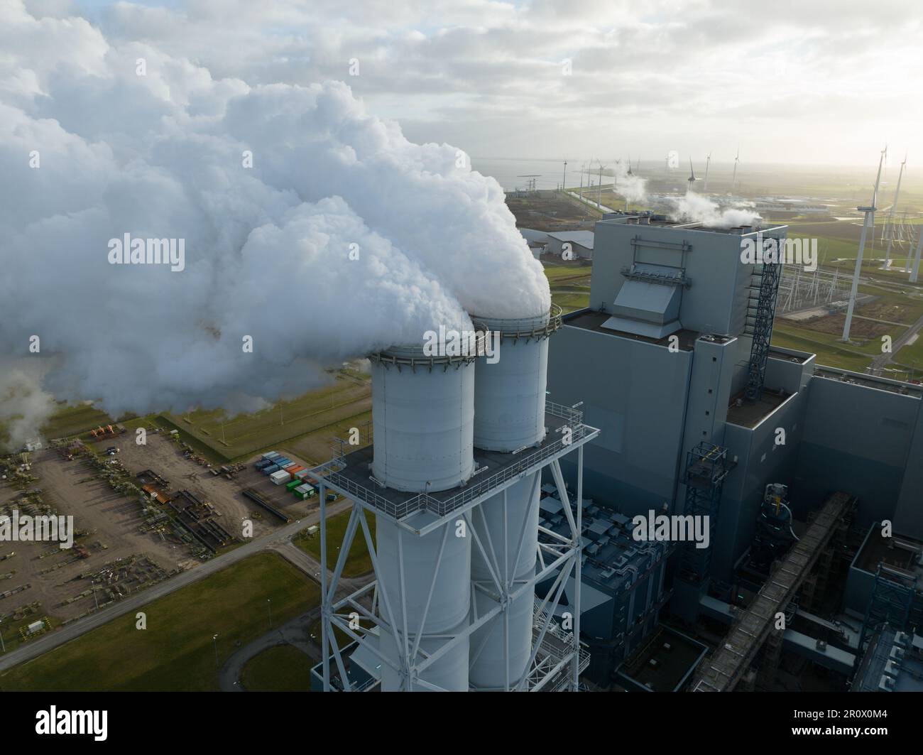 Eemshaven, Het Hogeland, 26th of December 2022. Close up of the ...