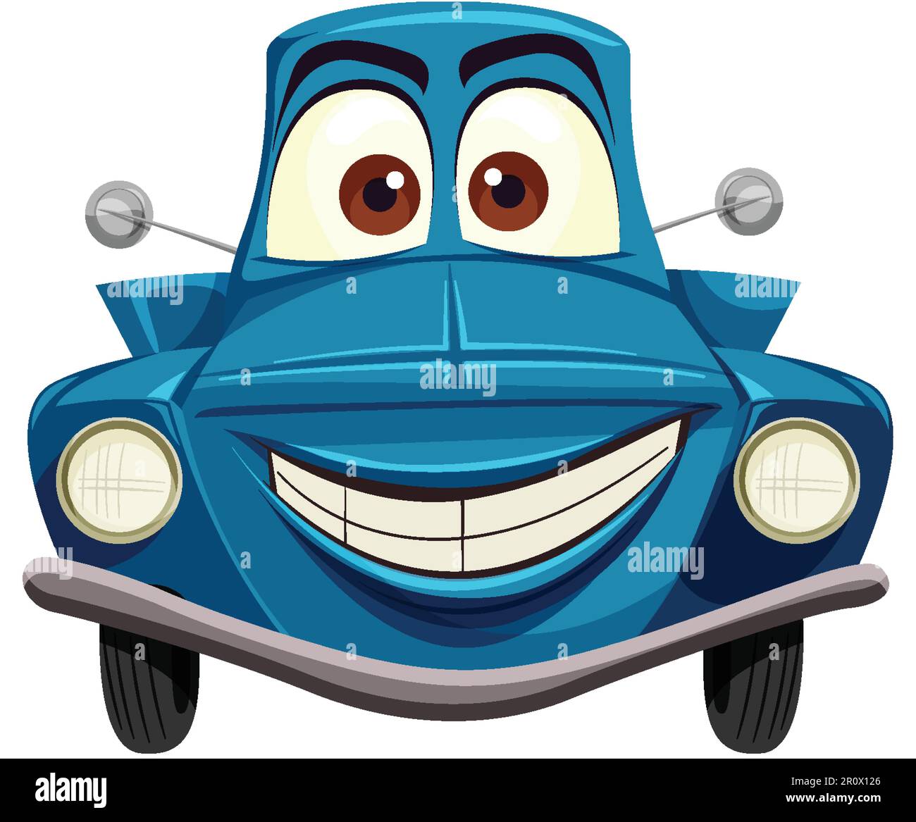 A cartoon car character illustration Stock Vector Image & Art - Alamy