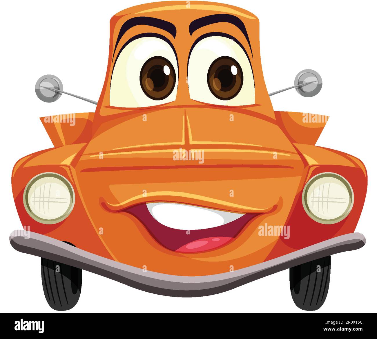 A cartoon car character illustration Stock Vector Image & Art - Alamy