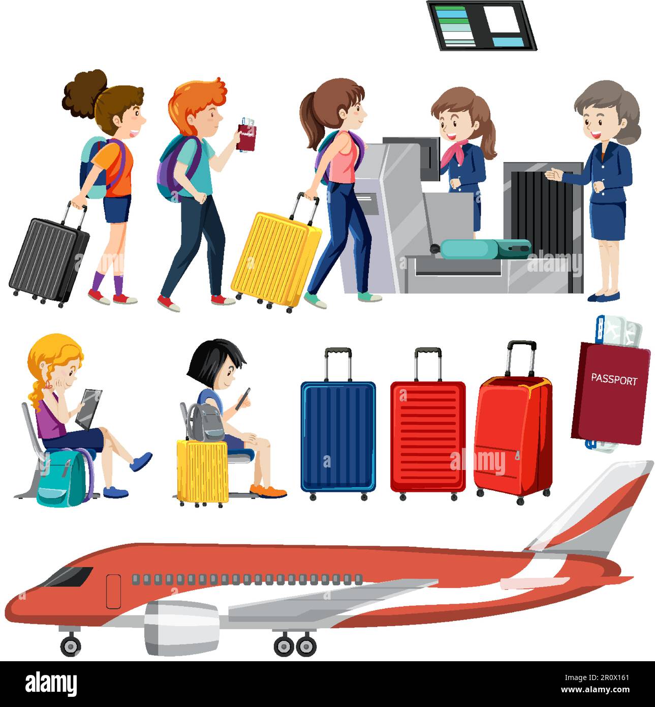 Airport Cartoon Clipart