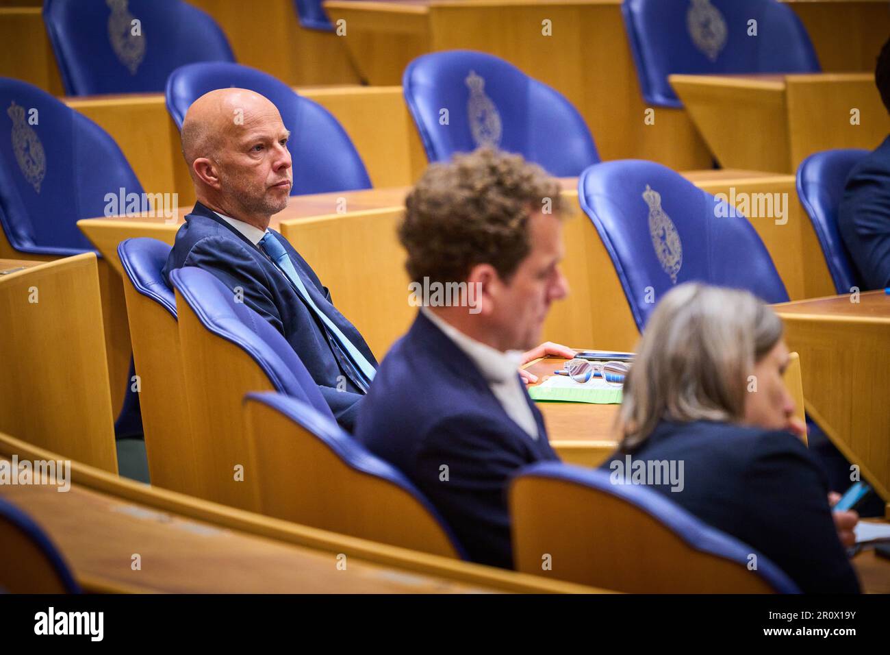 THE HAGUE - D66 MP Tjeerd de Groot in the House of Representatives ...