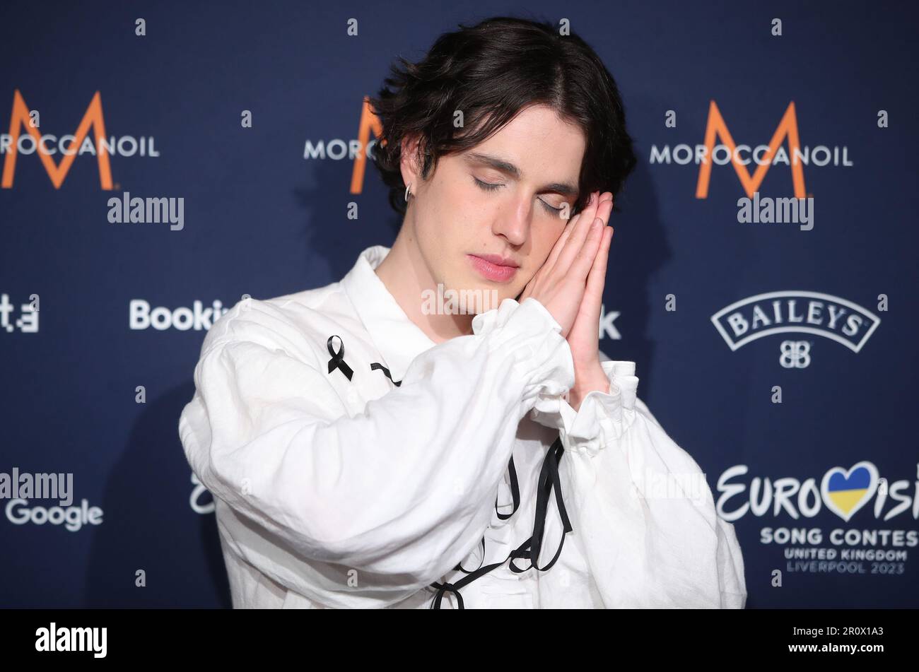 Zagreb, Croatia. 09th May, 2023. Luke Black of Serbia draws lots after ...