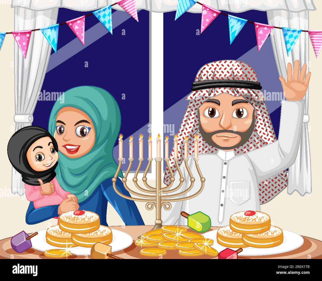 A jewish family Stock Vector Images - Alamy