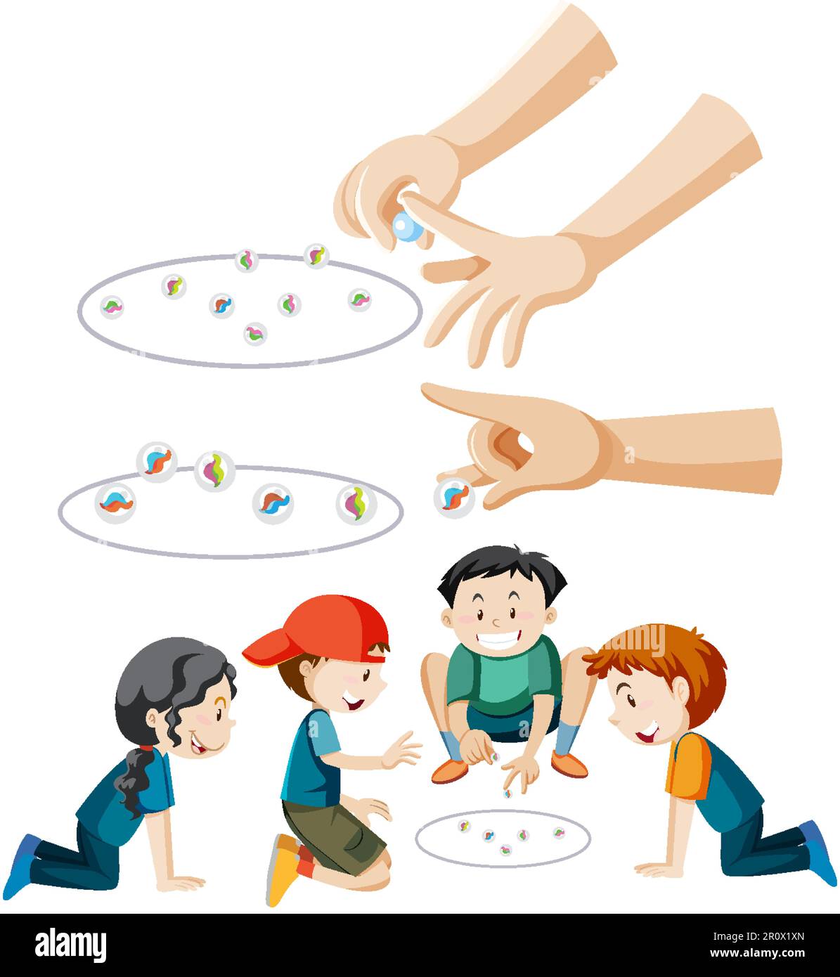 Playground kids character set illustration Stock Vector Image & Art - Alamy