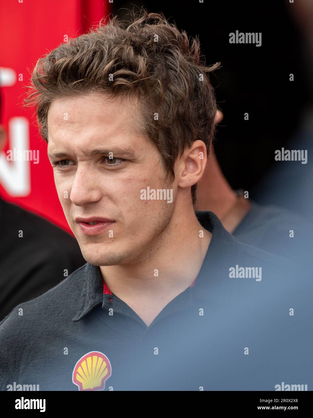 French pilot Sacha Fenestraz (Nissan Formula E Team) is seen during the ...