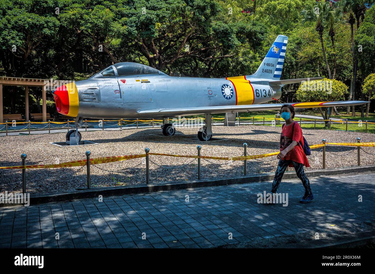 Taipei. 10th May, 2023. North American F-86 Sabre, the Sabrejet, a ...