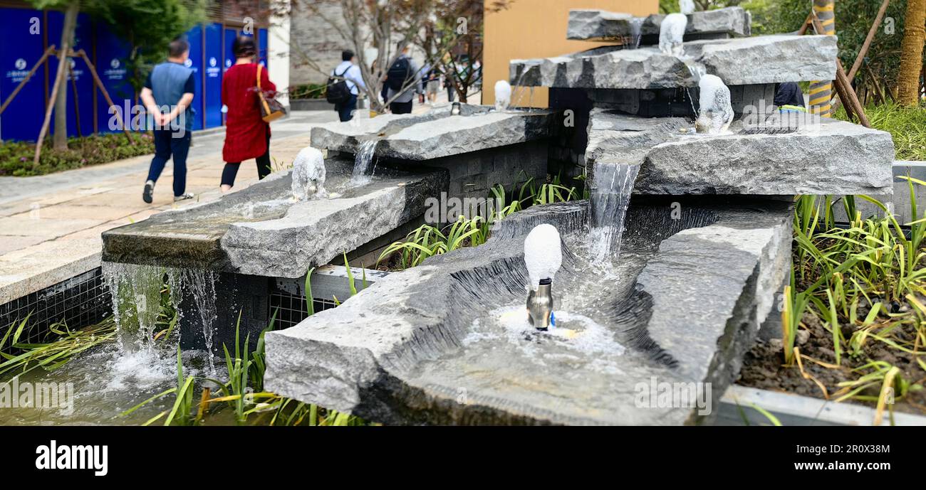 Visit Panlong ancient town in Shanghai, China. 6th May, 2023. (Photo by ...