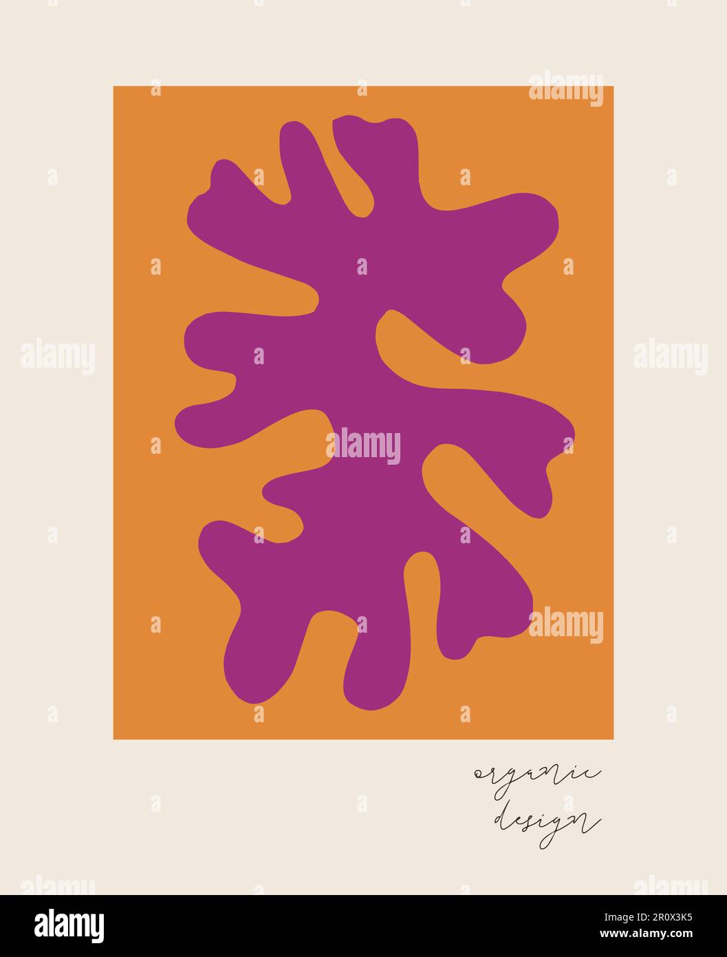 Minimalist design inspired by Henri Matisse. Modern art Matisse simple ...