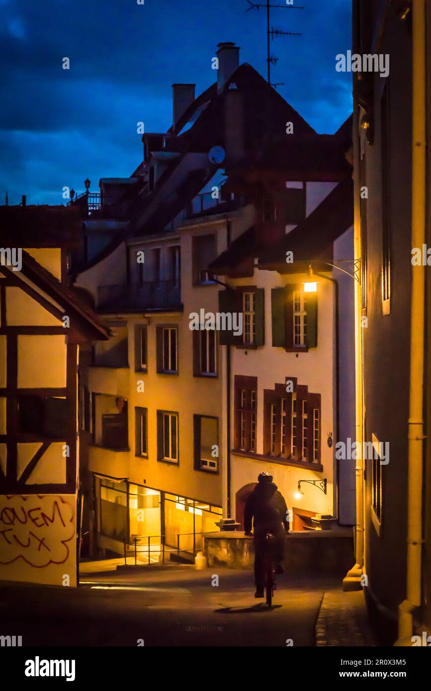 Pedestrianised zone of the Old Town with atmospheric streets and ...