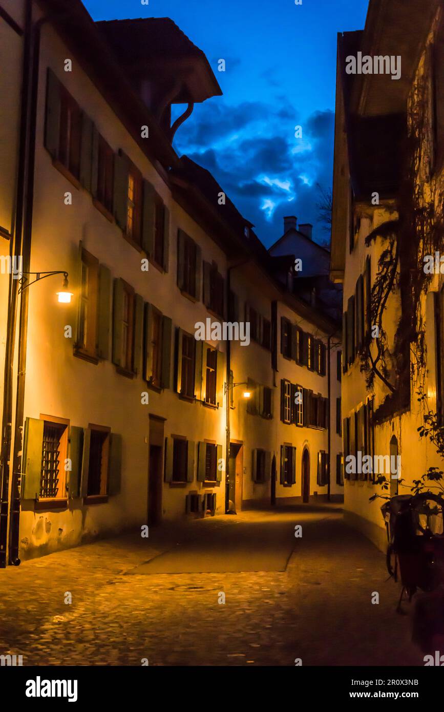 Pedestrianised zone of the Old Town with atmospheric streets and ...