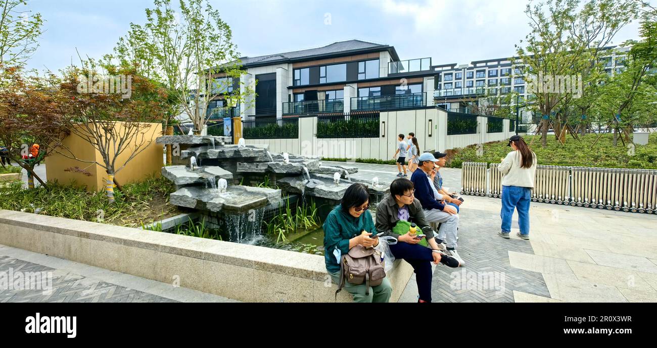 Visit Panlong ancient town in Shanghai, China, 6 May, 2023. (Photo by ...
