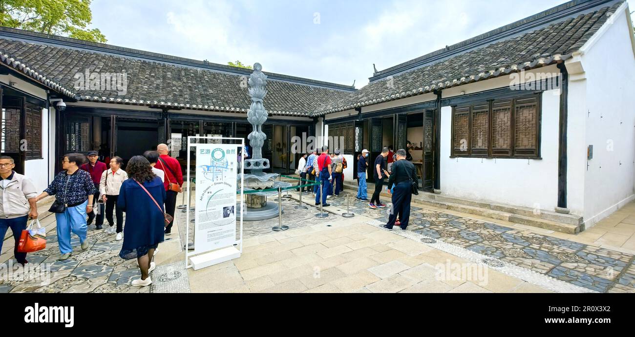 Visit Panlong ancient town in Shanghai, China, 6 May, 2023. (Photo by ...