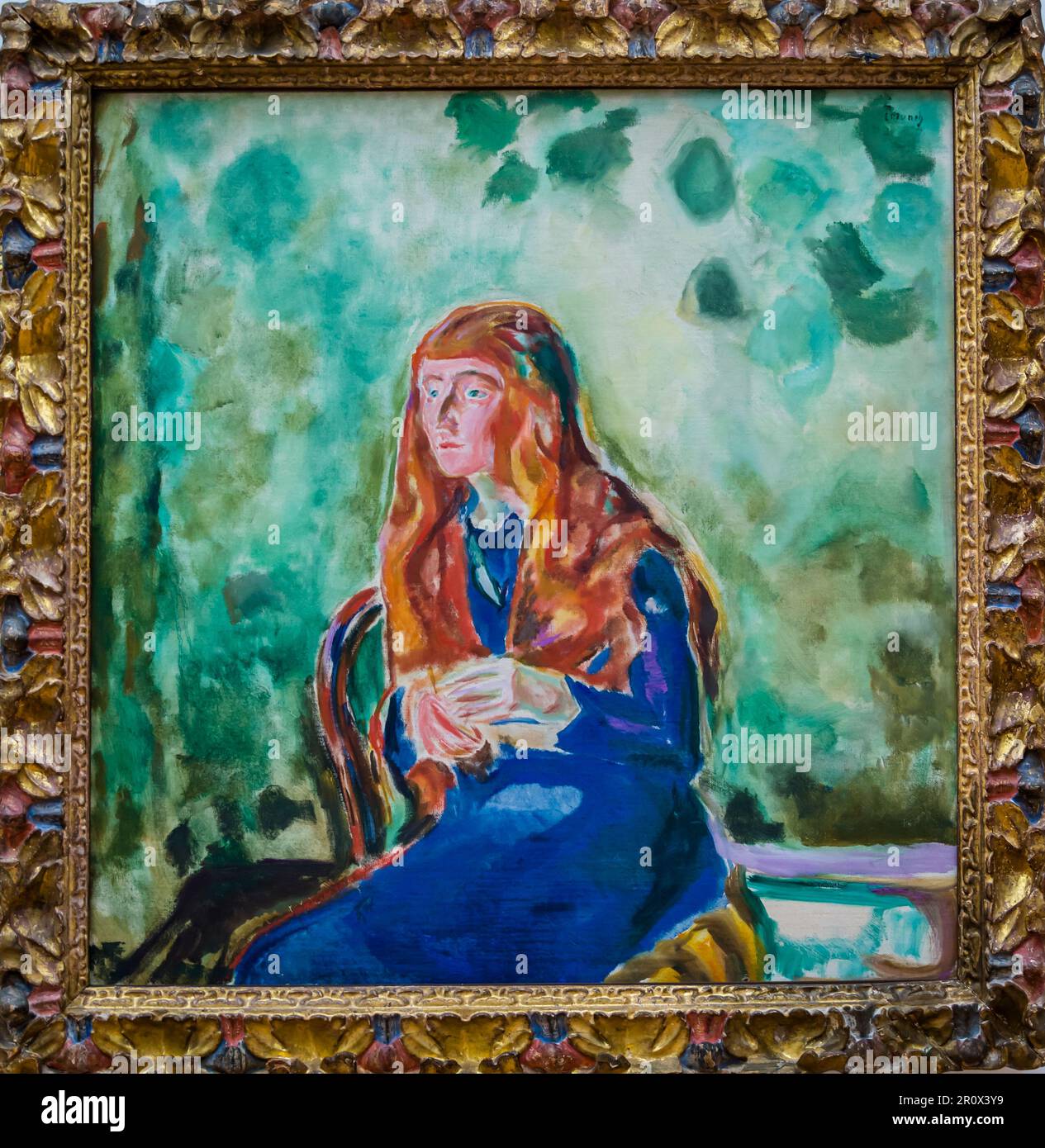 Edvard Munch painting, Kunstmuseum Basel, Basel, Switzerland Stock ...