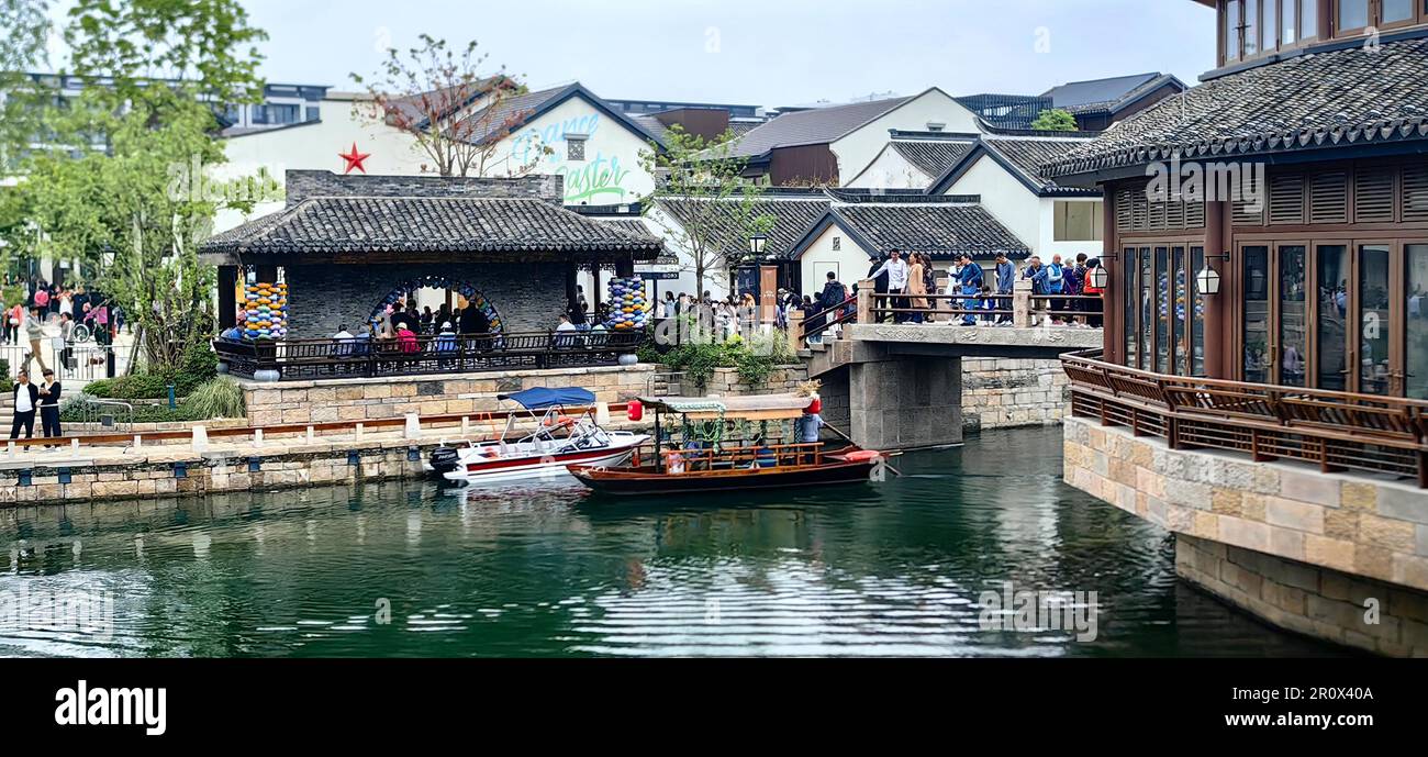 Visit Panlong ancient town in Shanghai, China, 6 May, 2023. (Photo by ChinaImages/Sipa USA Stock ...