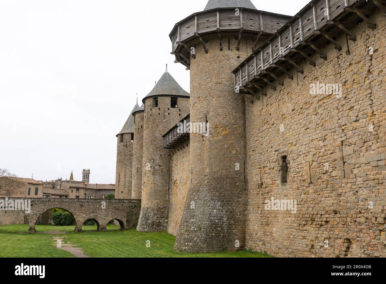 Medieval Castle and Fortified City of Carcassonne, Occitania, France ...