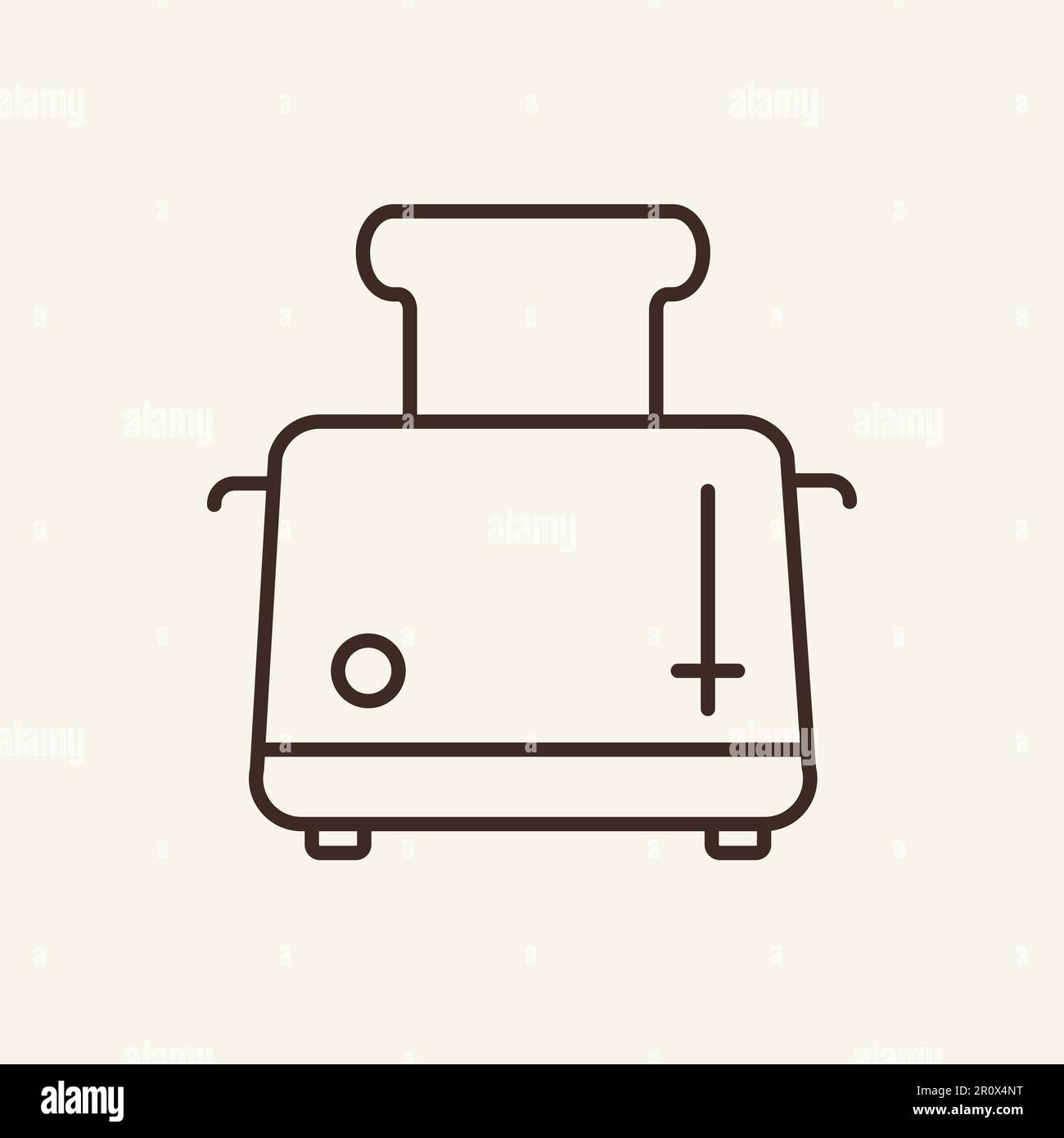 Toaster line icon Stock Vector Image & Art - Alamy