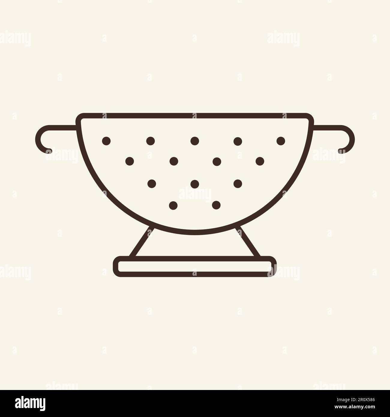 Colander logo Stock Vector Images - Alamy