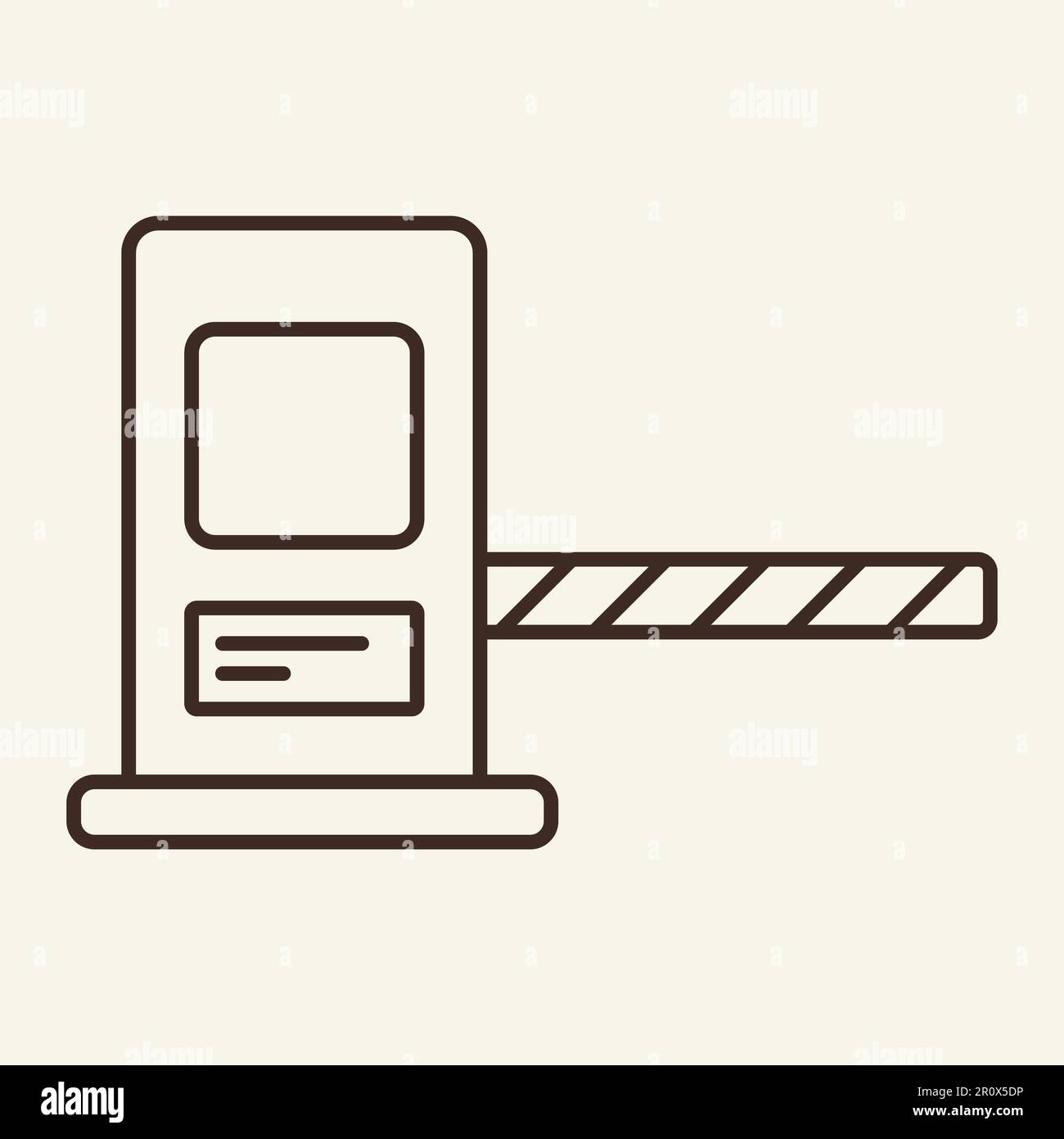 Concrete safety barrier construction Stock Vector Images - Alamy