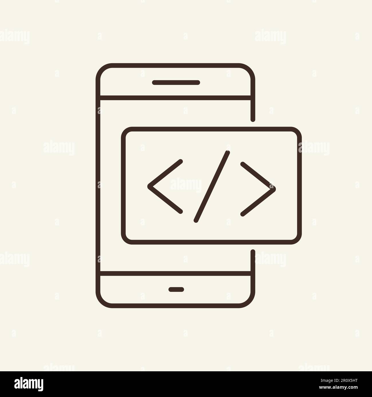 Programming coding editable line hi-res stock photography and images ...