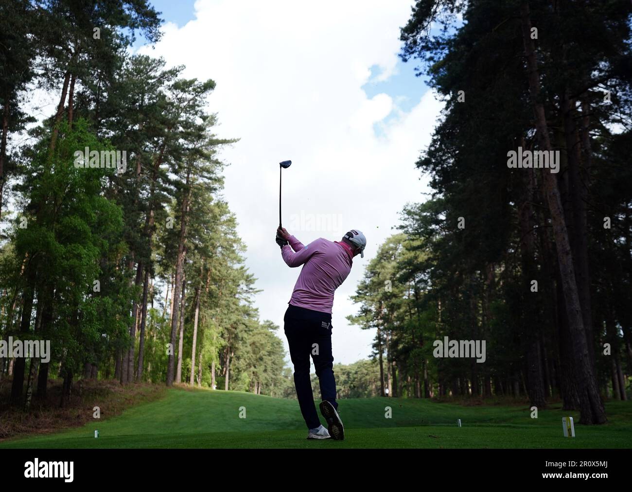 Barry McCluskey on the tenth during day one of The G4D Open at Woburn ...