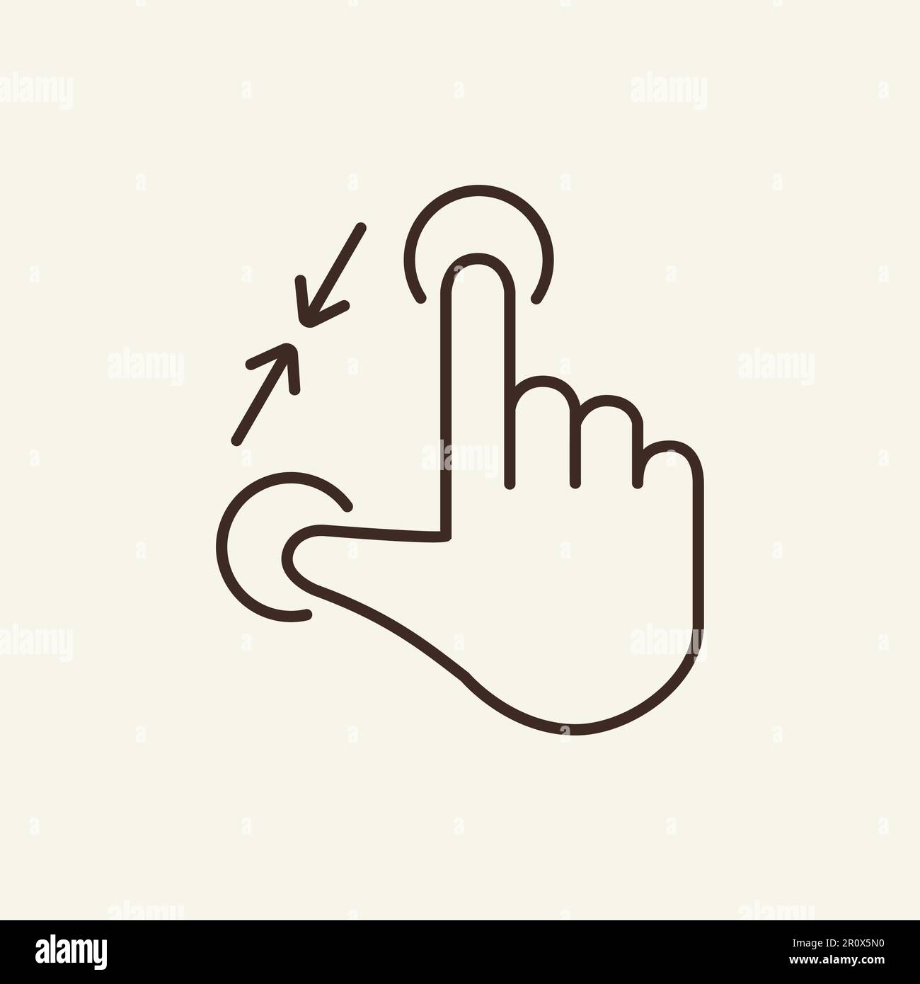 Two fingers touching Stock Vector Images - Alamy