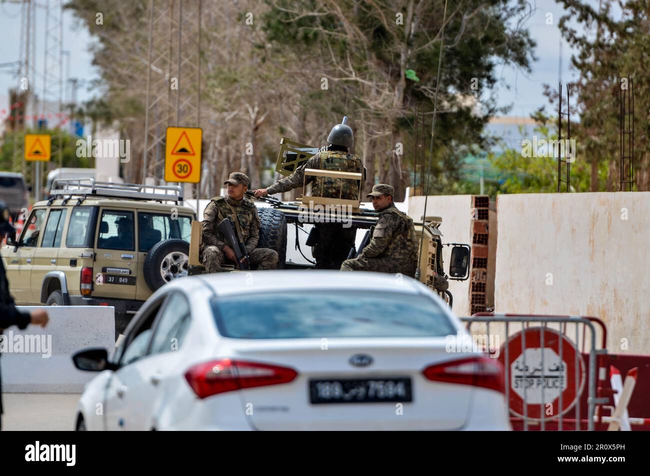 Djerba, Tunisia. May 10, 2023: Djerba, Tunisia.10 May 2023. Tunisian ...