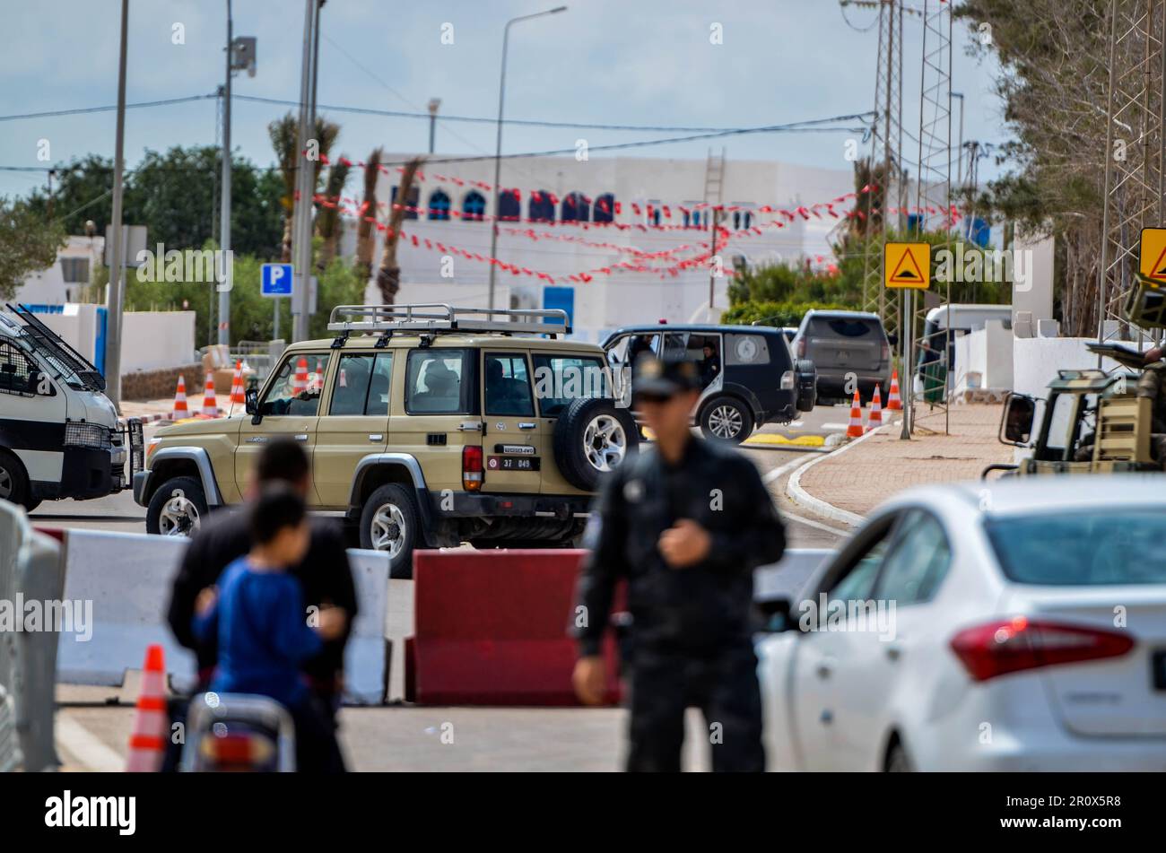 Djerba, Tunisia. May 10, 2023: Djerba, Tunisia.10 May 2023. Tunisian ...