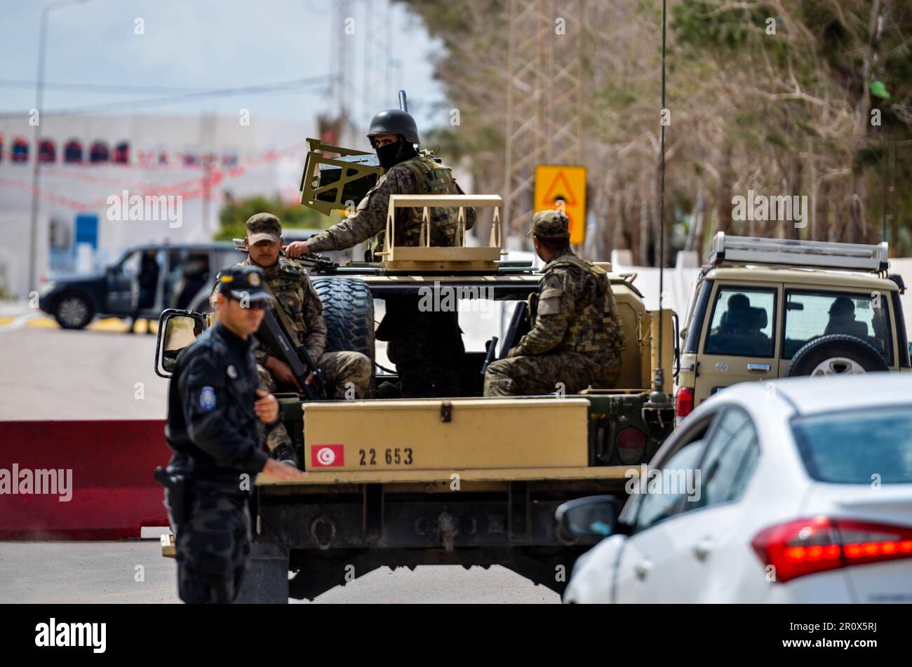 Djerba, Tunisia. May 10, 2023: Djerba, Tunisia.10 May 2023. Tunisian ...