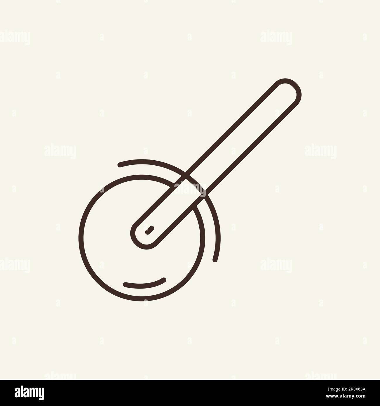 Pizza slicing Stock Vector Images - Alamy