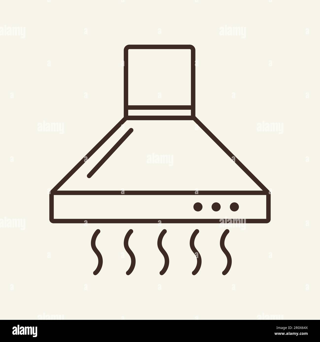 Cooker hood line icon Stock Vector Image & Art - Alamy