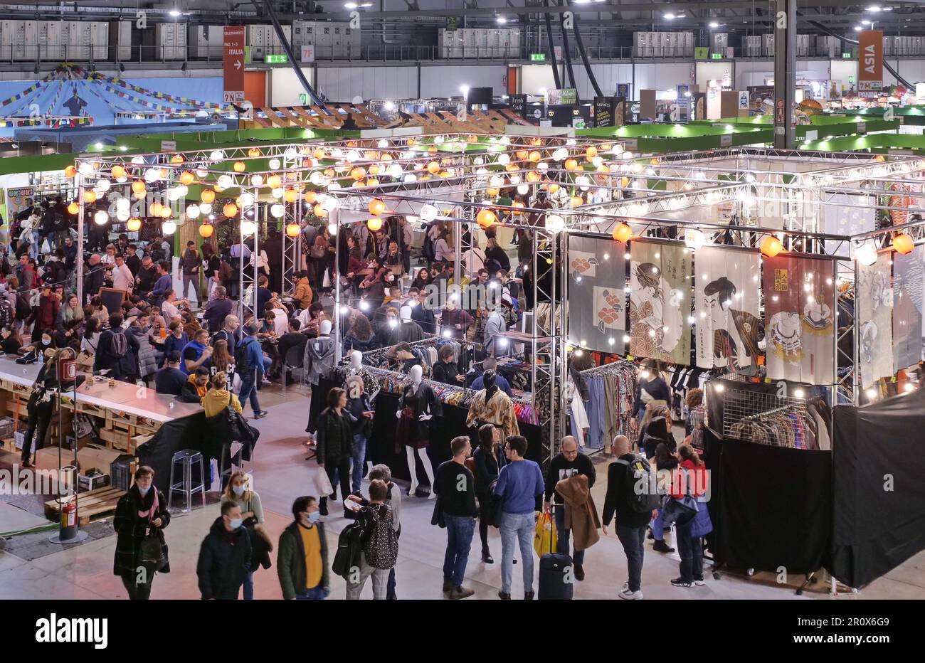 Artisans fair with typical local products food and no food, folklore ...