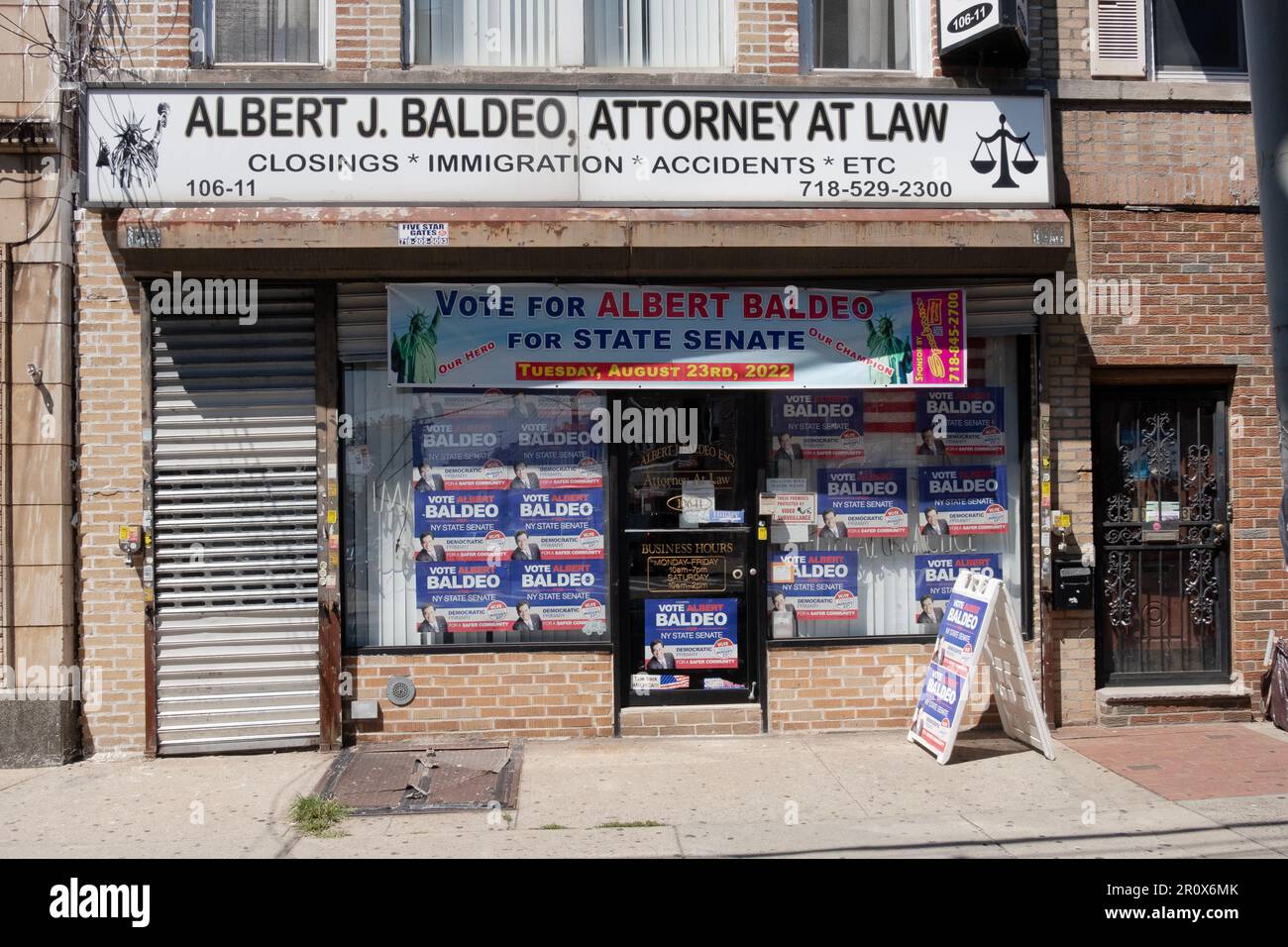 The office of controversial lawyer Albert J Baldeo who lost his in 2 ...