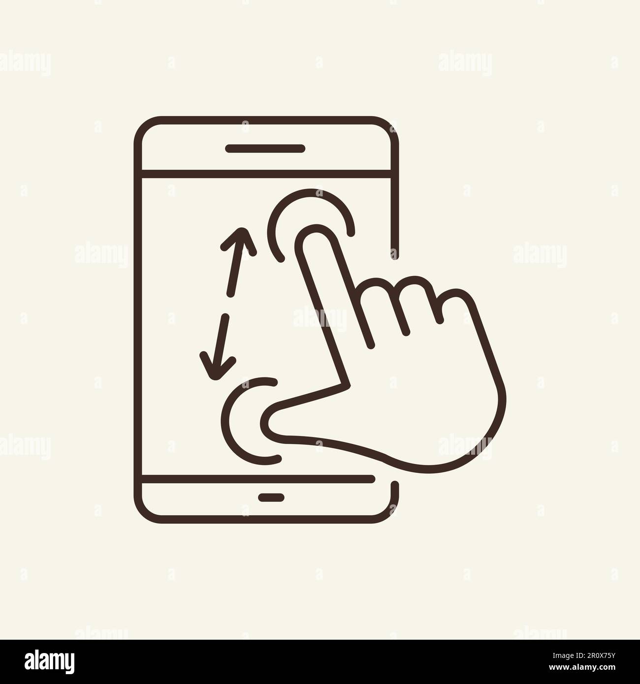 Two fingers touching Stock Vector Images - Alamy