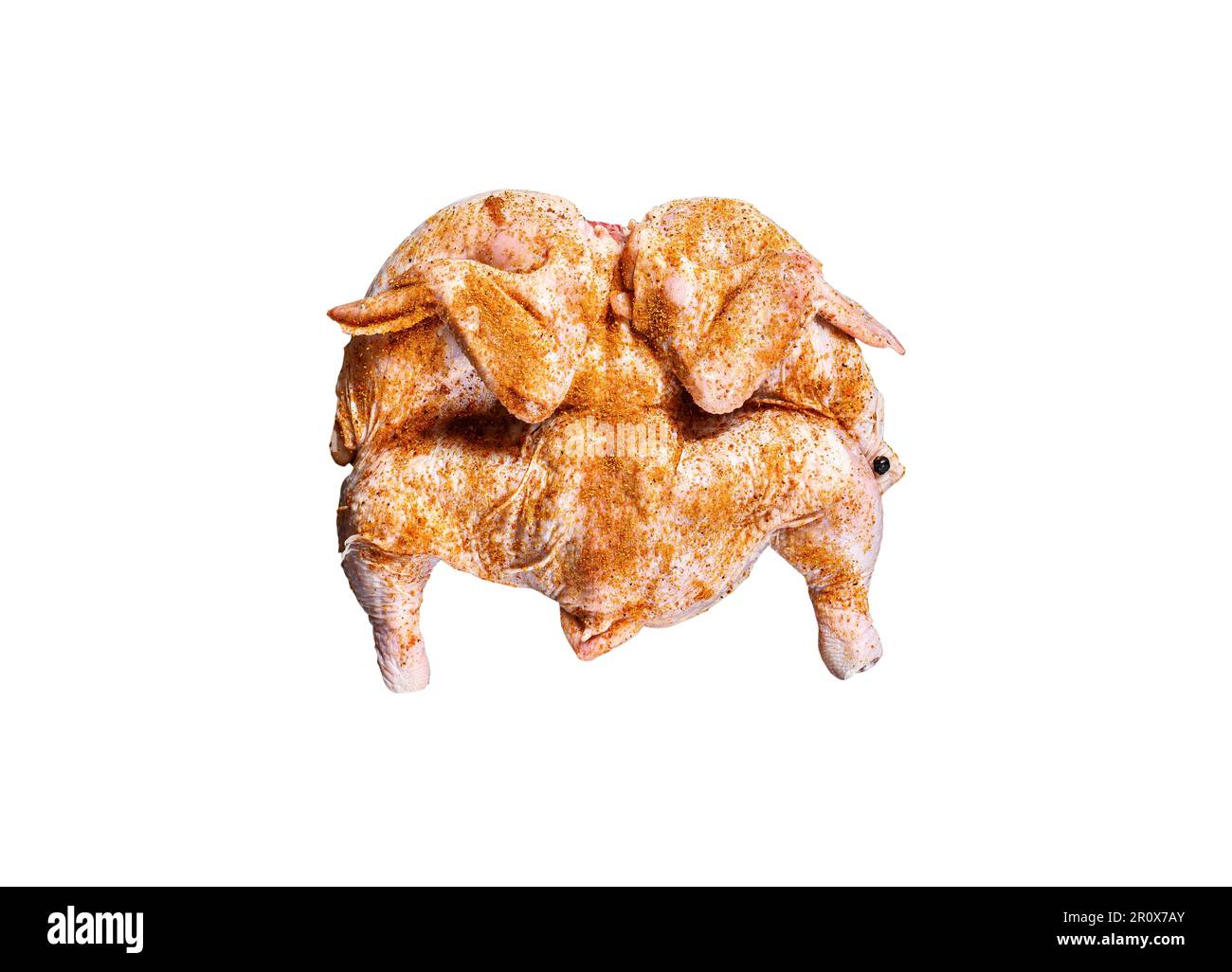 Baked chicken drumstick in Cut Out Stock Images & Pictures - Alamy