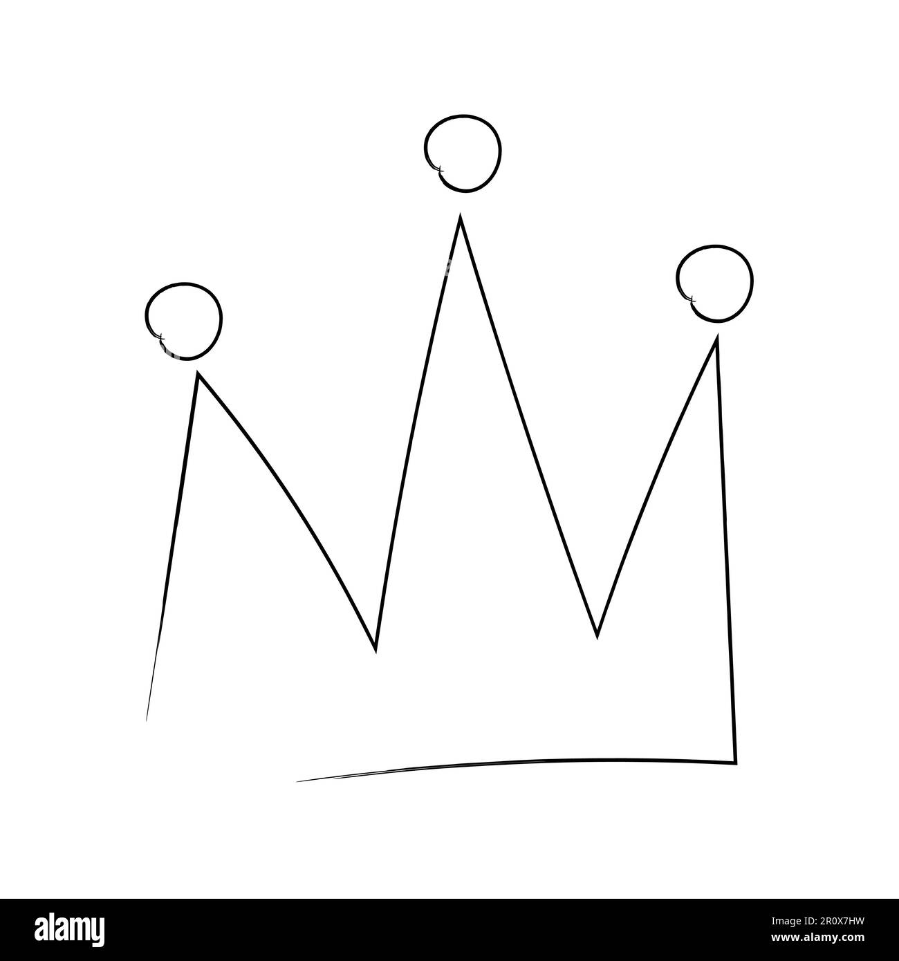 Queen Crown Drawing Simple