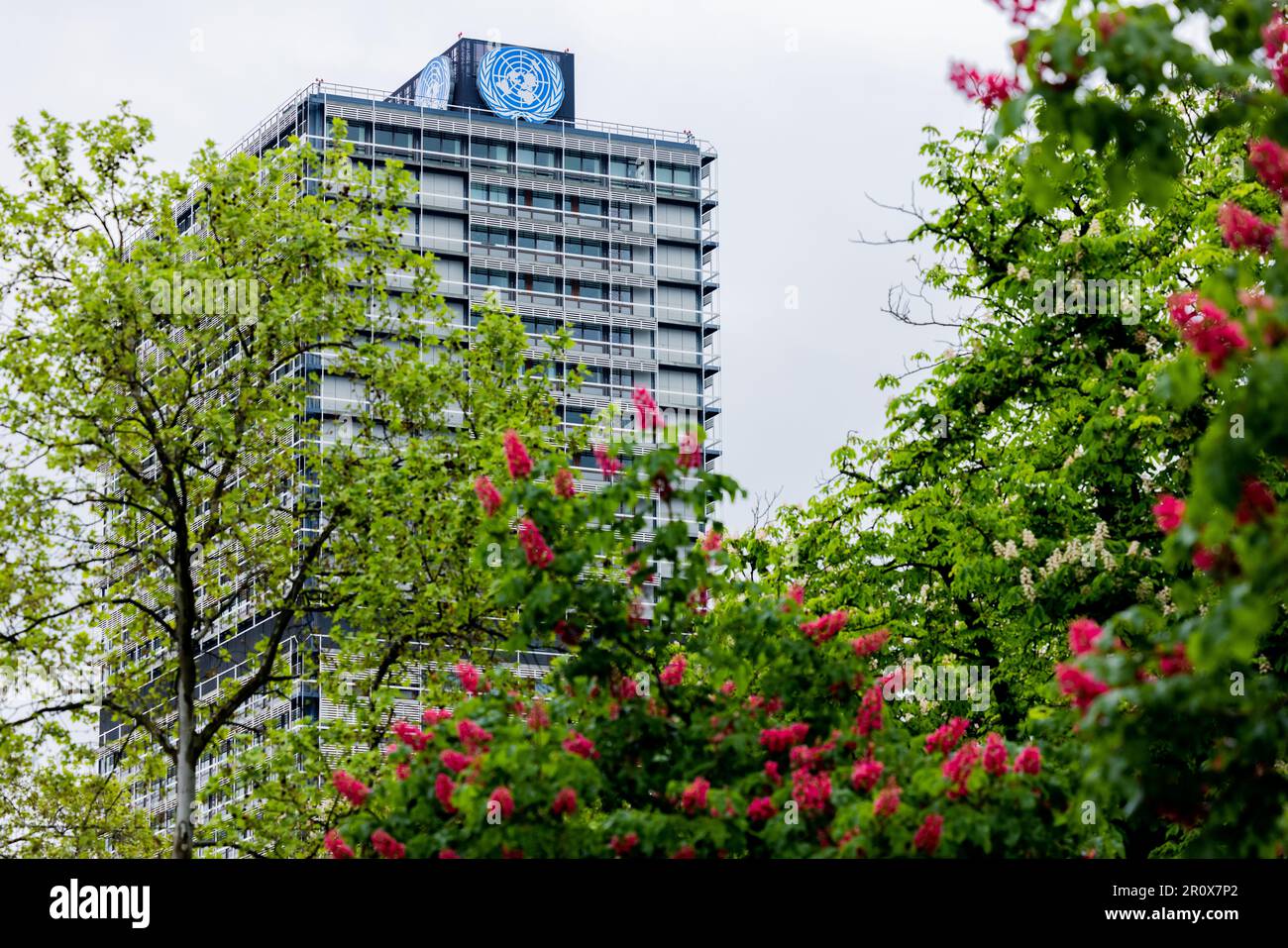 Bonn, Germany. 10th May, 2023. View of the "Langer Eugen", where the ...
