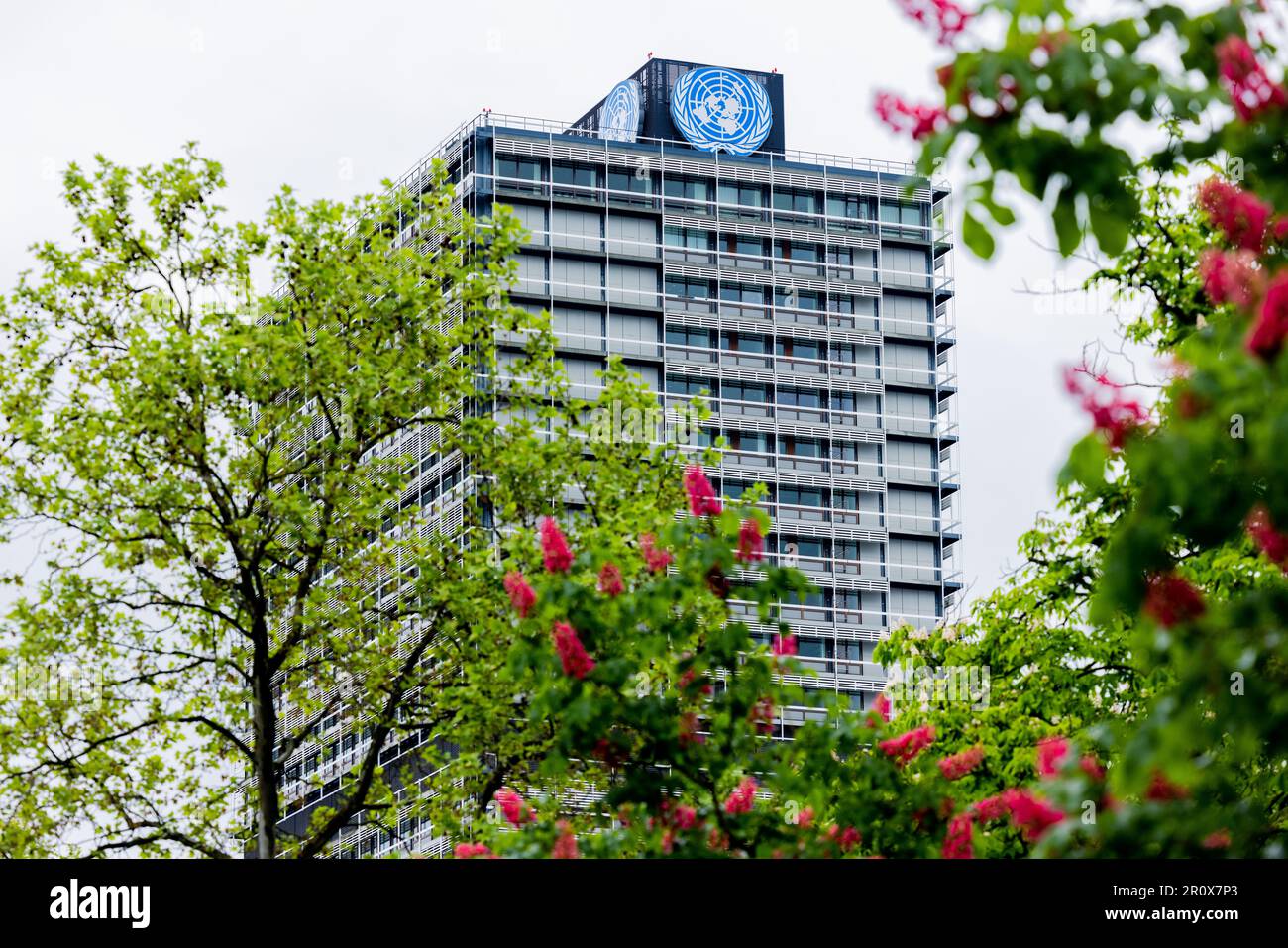 Bonn, Germany. 10th May, 2023. View of the "Langer Eugen", where the ...